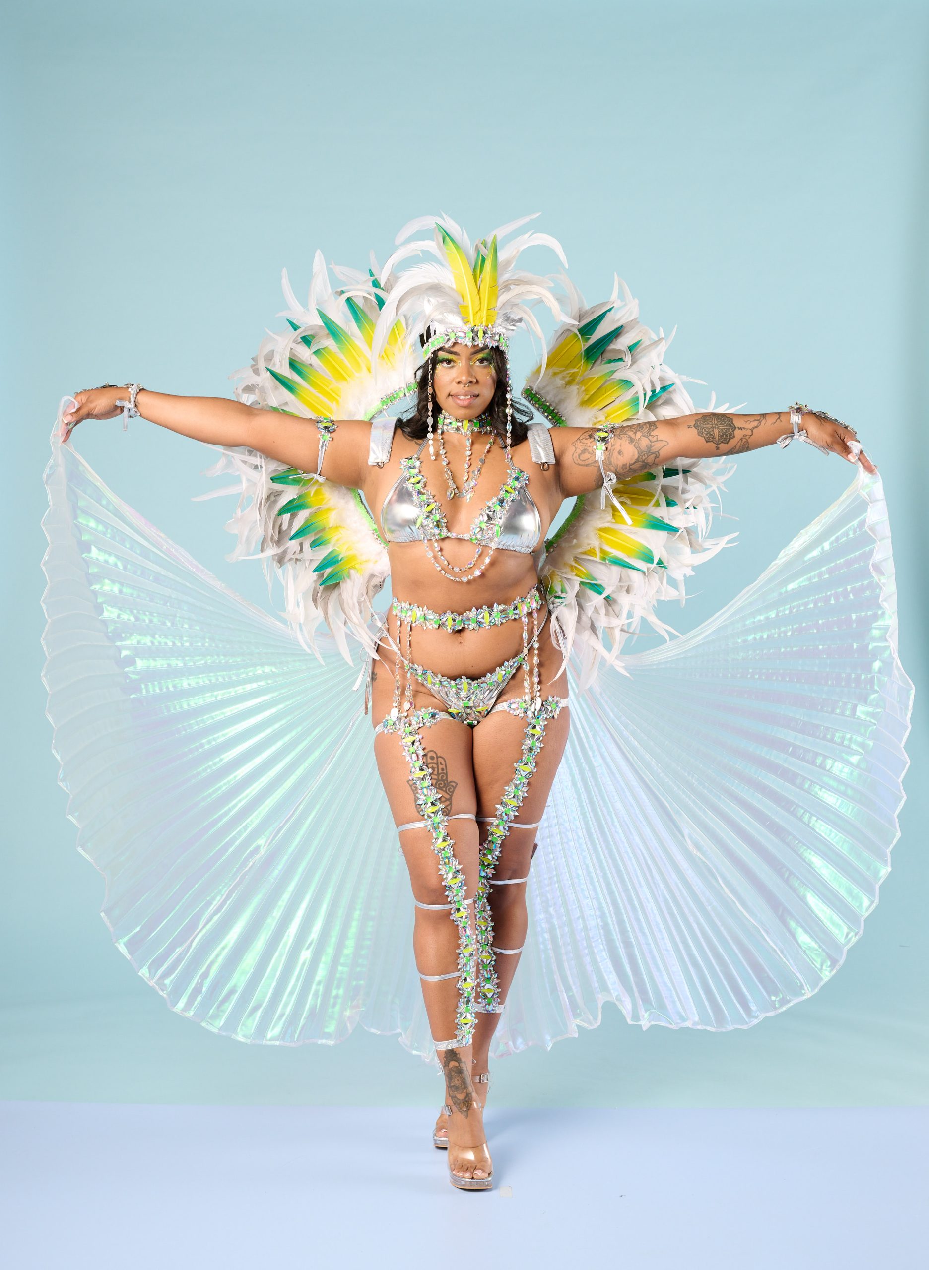 Tropical Isles – Jouvert Costume with Backpack – Women’s
